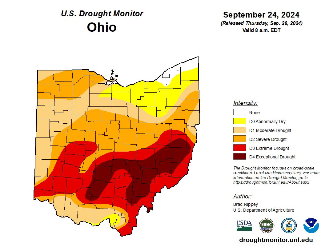 Ohio drought conditions improve but remain present