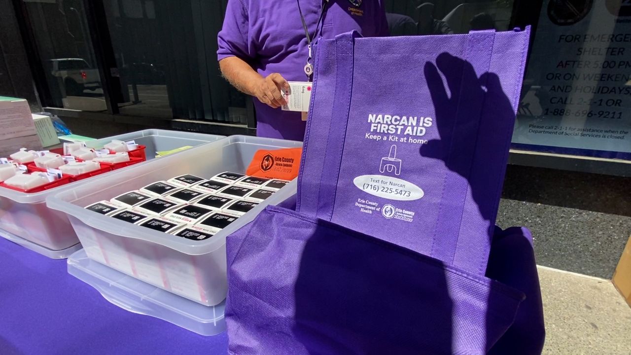 Erie County DOH encourages testing, Narcan usage