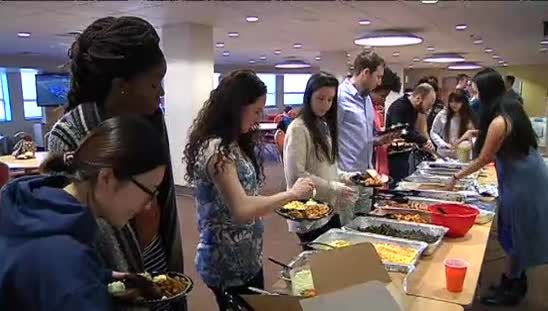 Duke Students Treated to Thanksgiving Feast