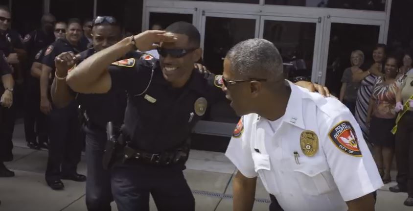 Durham PD Responds to Atlanta PD in Running Man Challenge