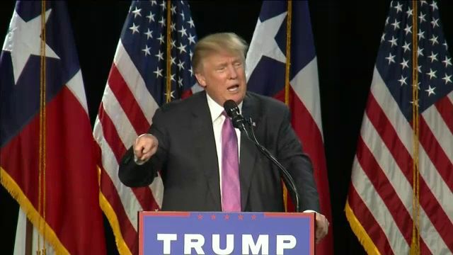 Trump Holds Rally in Houston