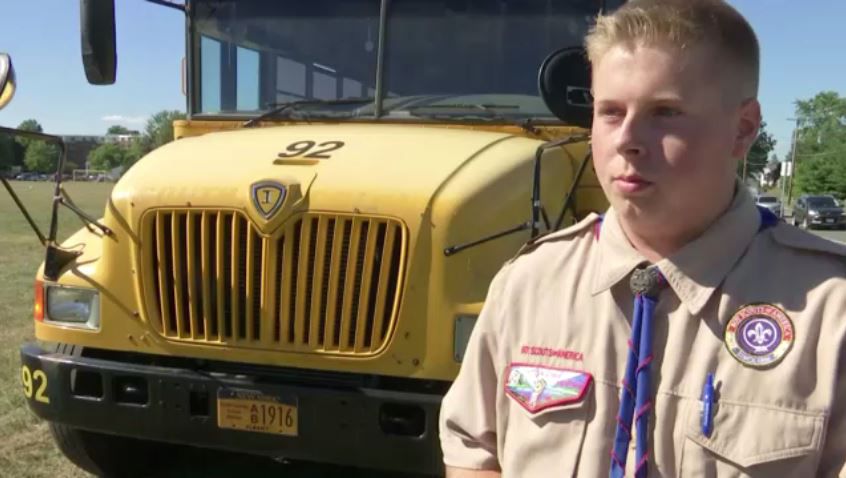 Local Eagle Scout Wants You to Stop for School Buses