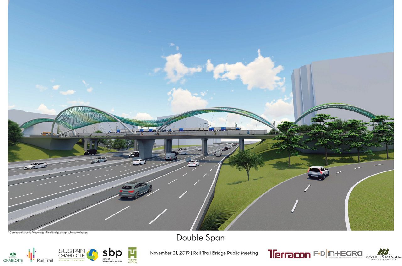 Pedestrian Bridge Railing Design Competition Winning Pedestrian