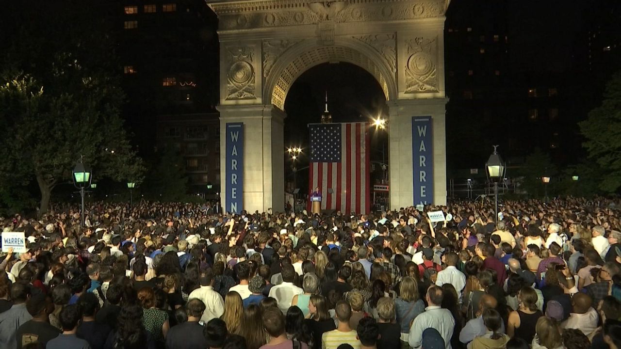 Senator Warren Draws Large Crowds for Speech in NYC