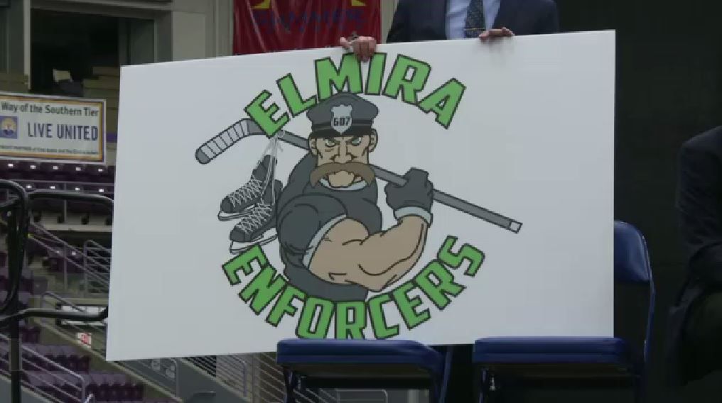 Hockey fans get ready to cheer on the Elmira Enforcers