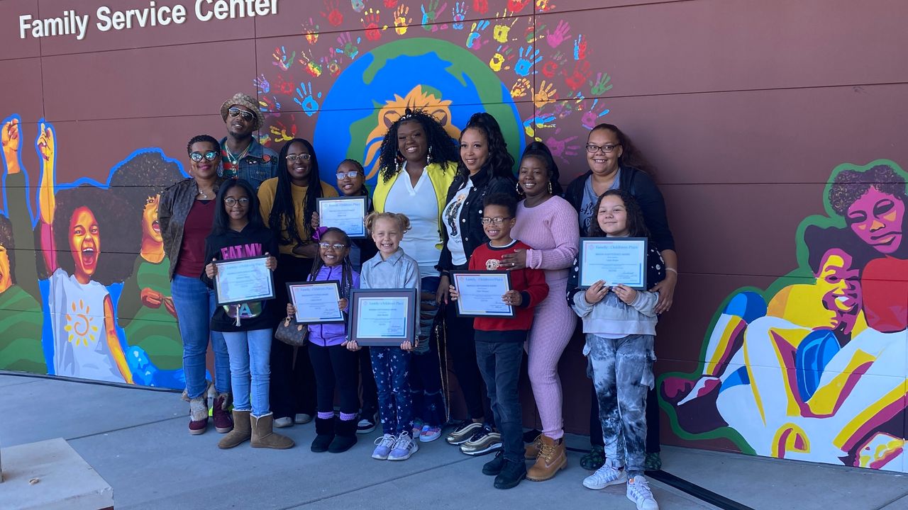 Artist Collaborates with Students for a Community Mural