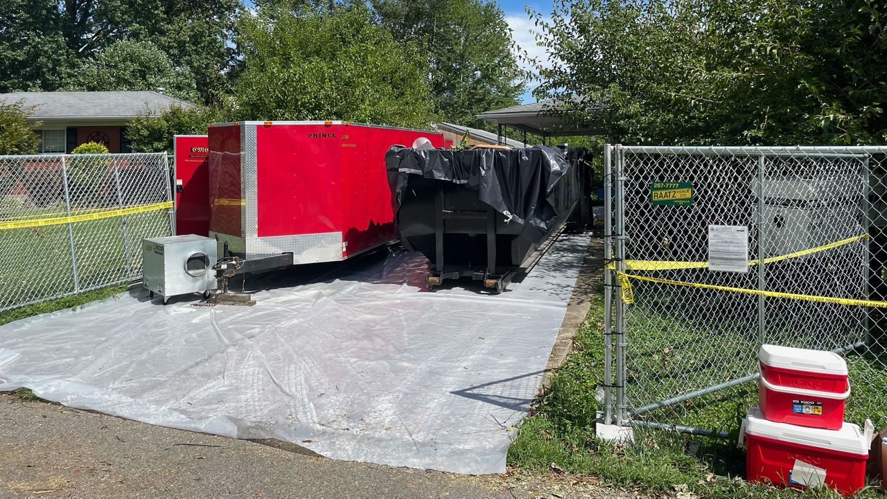 EPA cleaning up mercury inside Louisville home