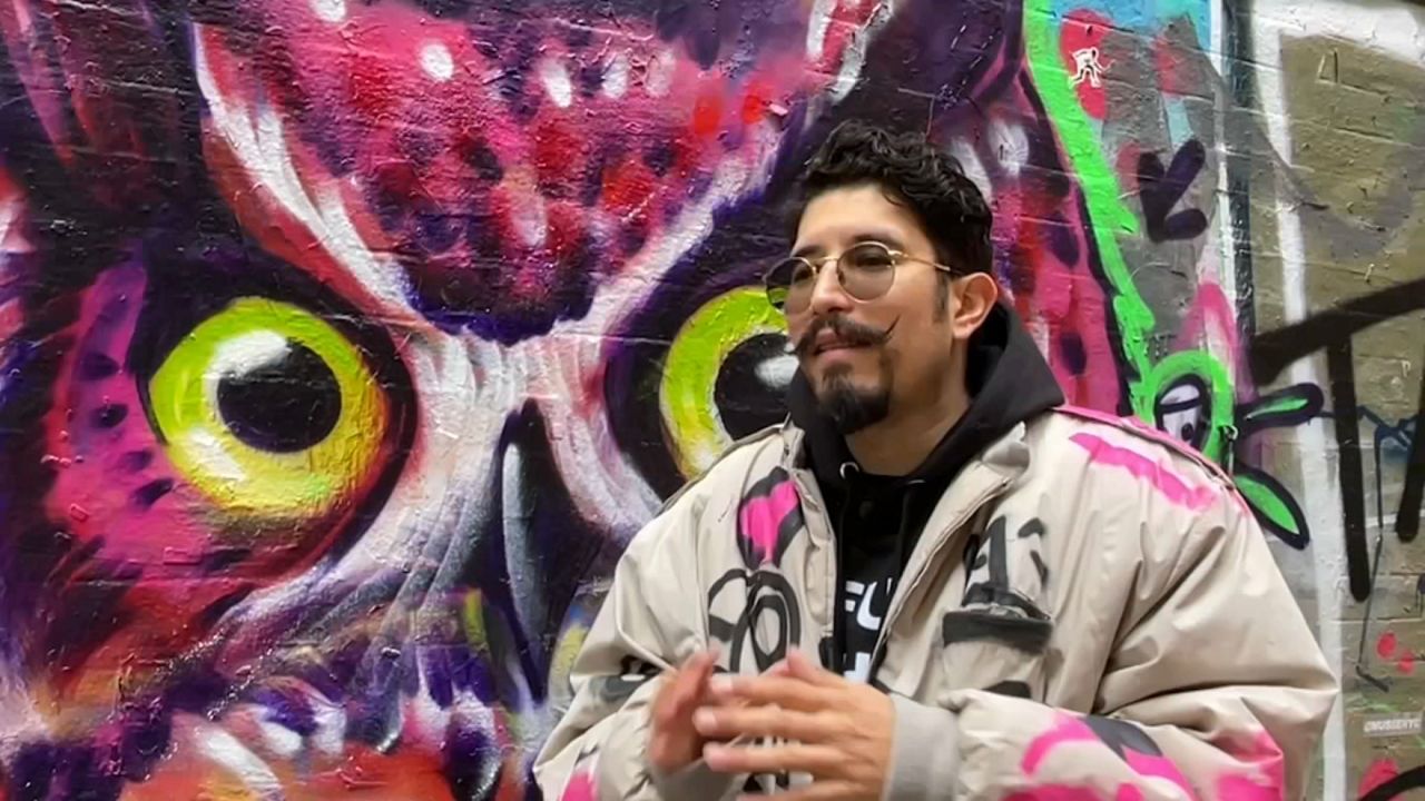 A wall now features the iconic 'Flaco' owl, painted by an immigrant ...