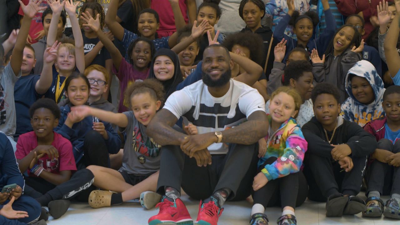 LeBron James' surprise visits to the classroom