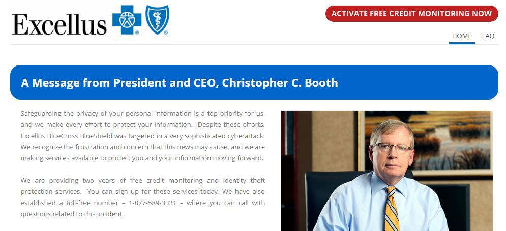 Excellus BlueCross BlueShield Provides Free Credit Monitoring