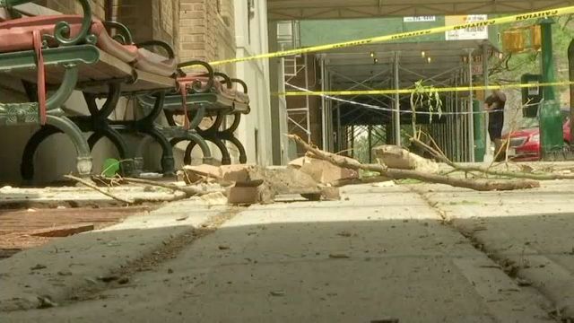 Toddler, Grandmother Hospitalized After Being Hit by Falling Brick