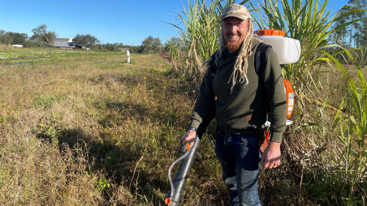 Local farm recycles restaurant scraps to grow crops