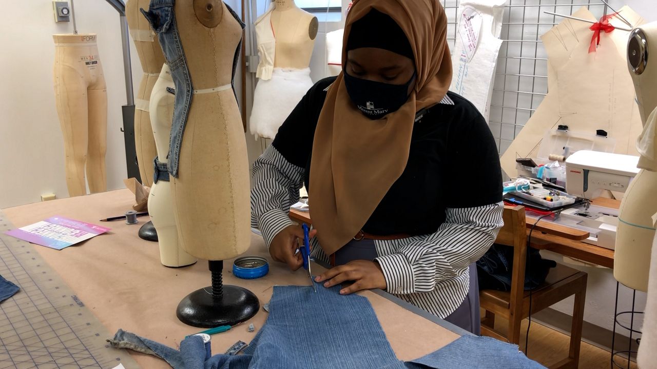 Fashion design students think outside the box