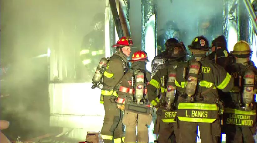 Two safe after Bay St. fire