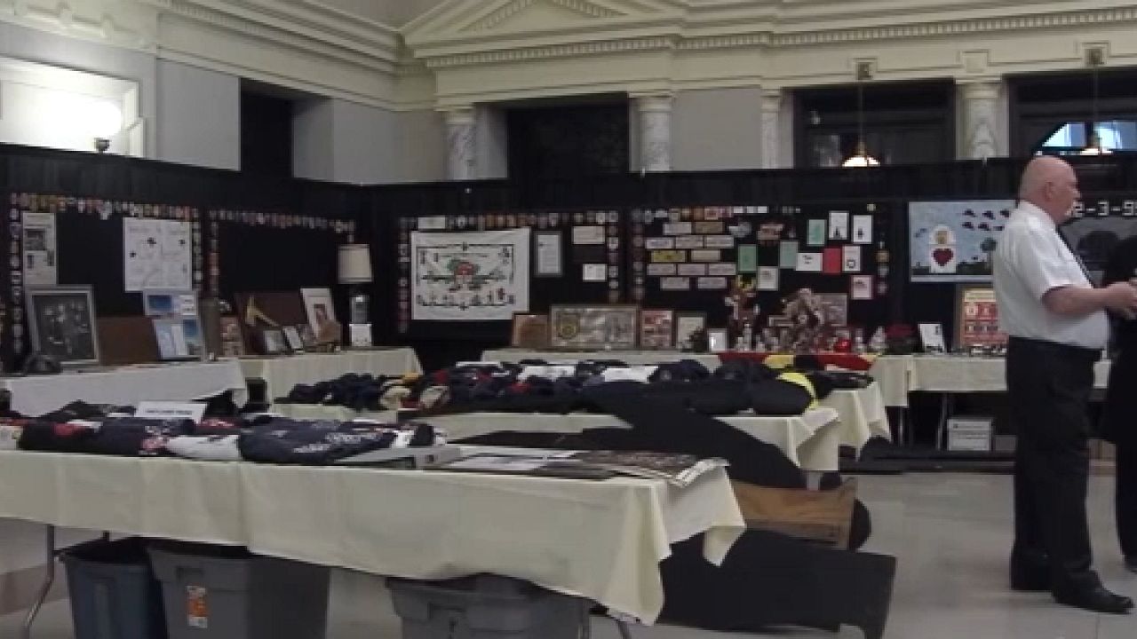 Worcester Cold Storage Fire pop-up exhibit