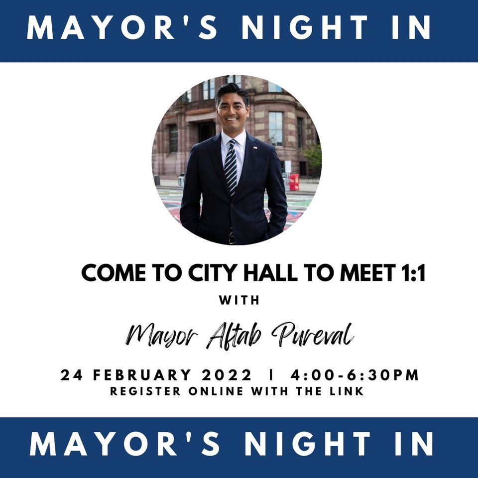 Mayor Pureval to host event for meetings with residents