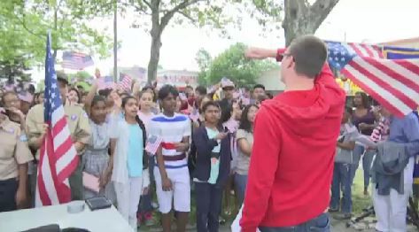 Proud Patriots Celebrate Flag Day at Annual Sunnyside Parade