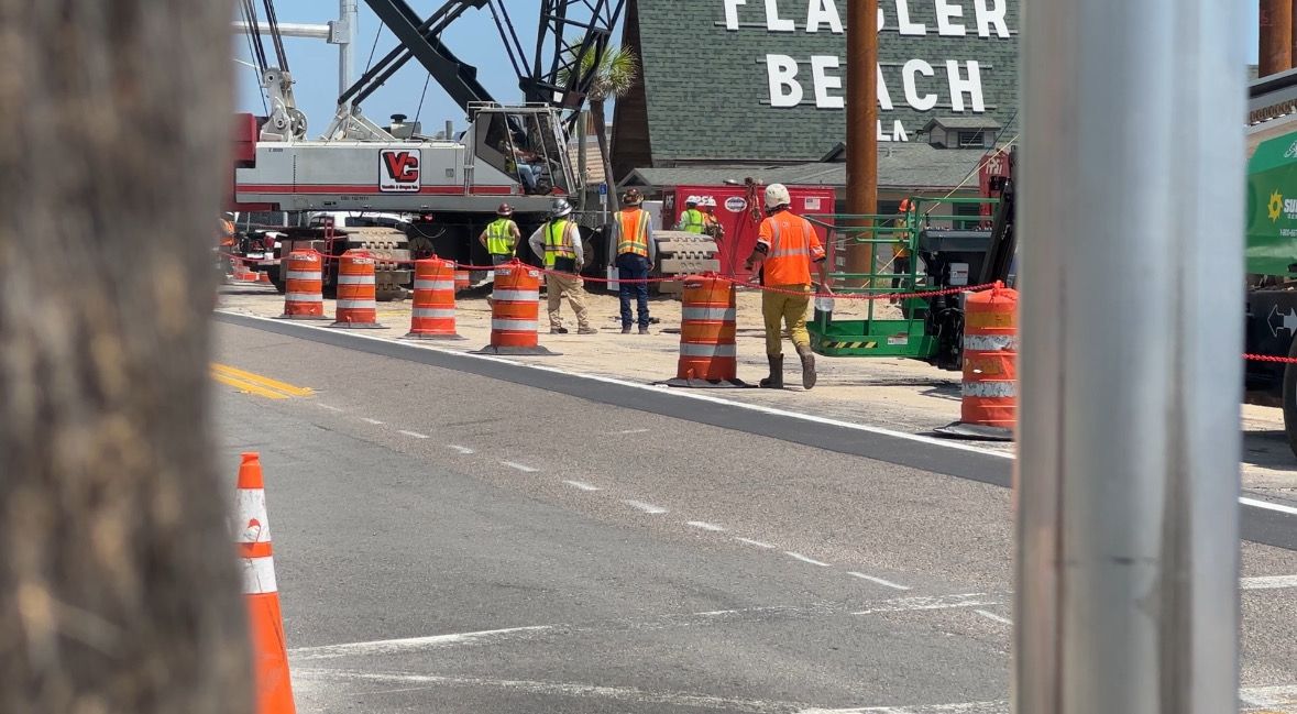Flagler Beach Pier construction project starts
