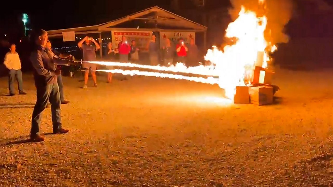 Flamethrower book Missouri ignite political
