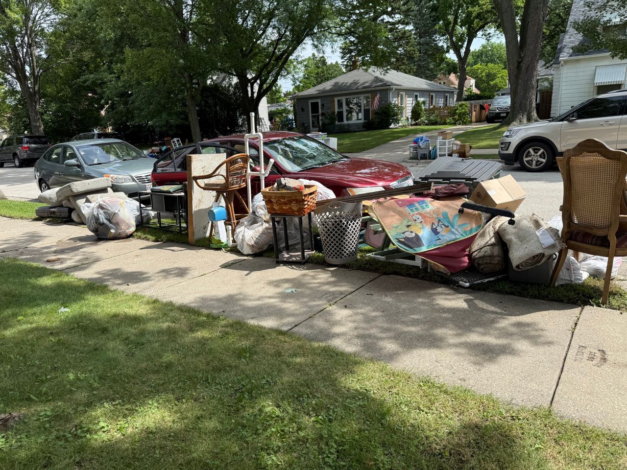 West Allis homeowners begin cleanup after flash flooding