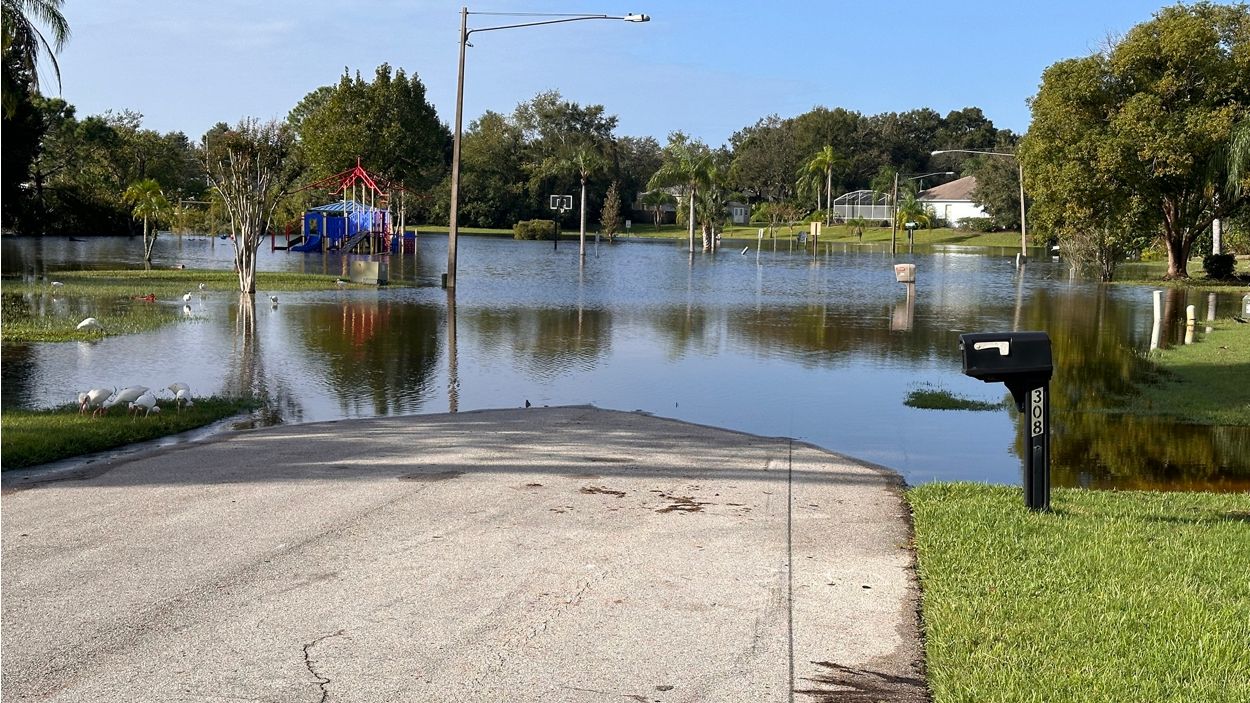Hurricane Milton flooding inundates DeBary recreation area