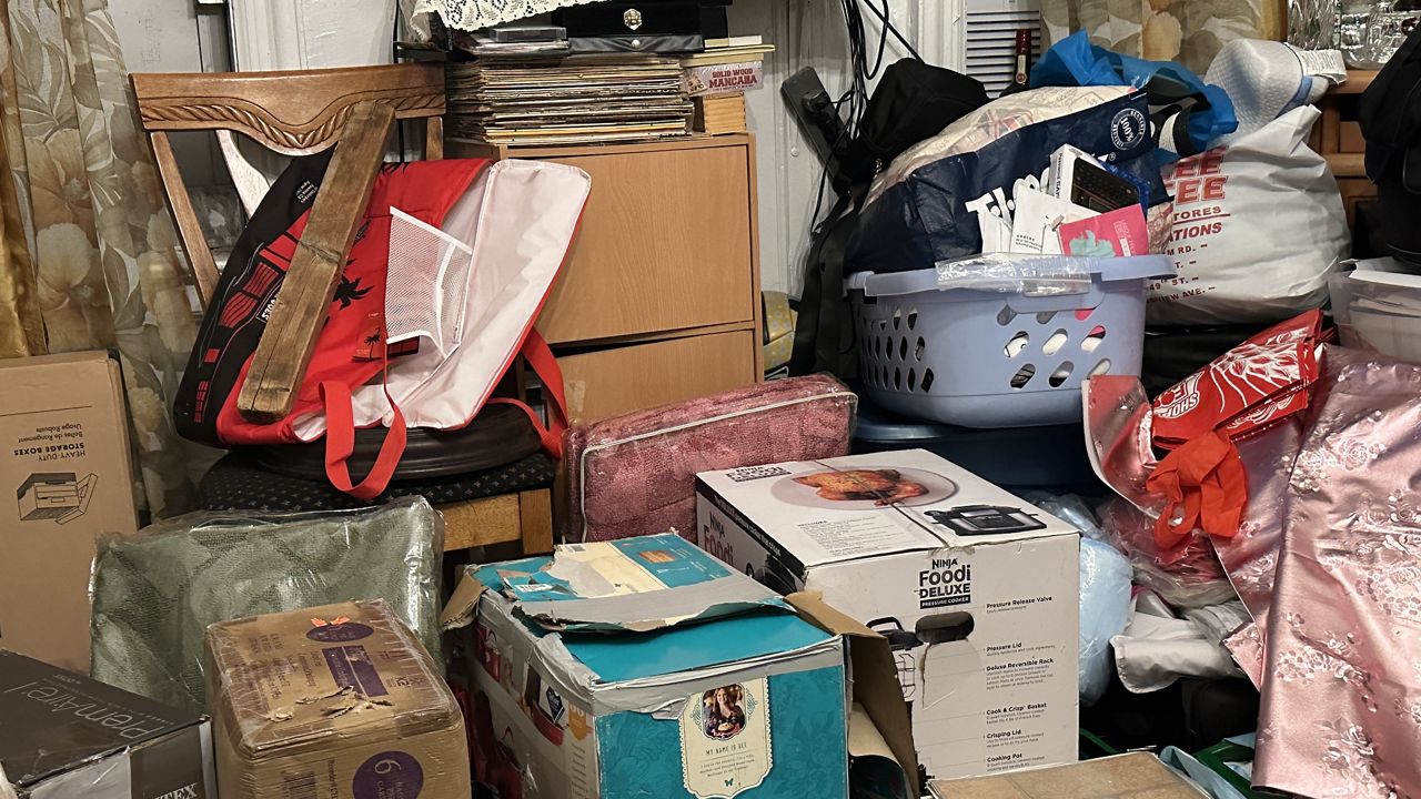 Flooding inside partially collapsed Bronx building