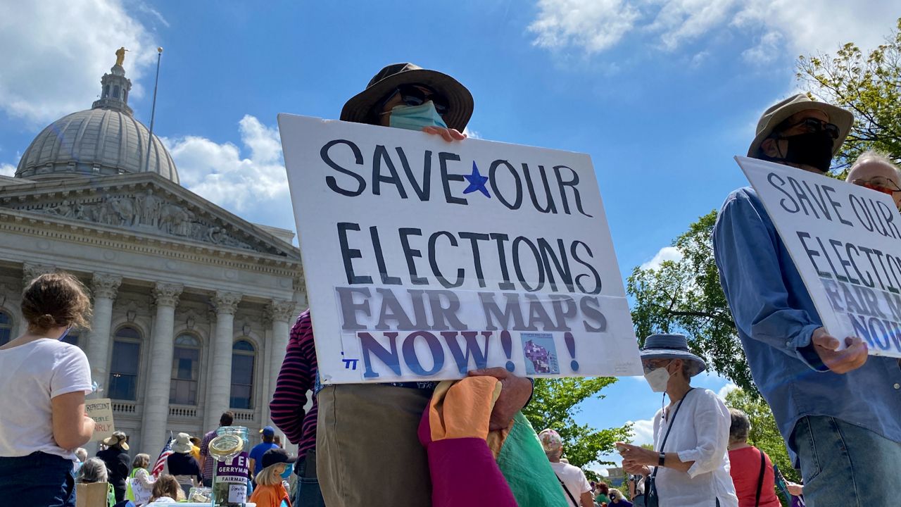 Rally for fair legislative maps held in Madison