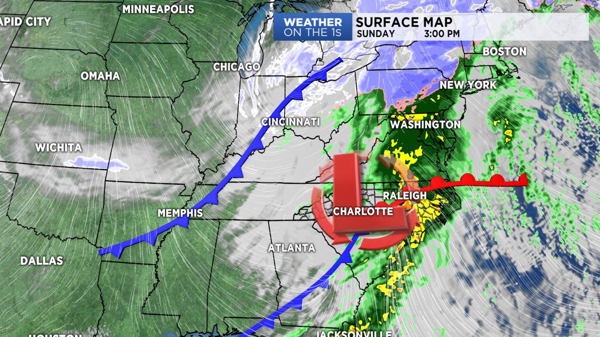 Wintry mix and rain moving through Sunday with another storm by midweek