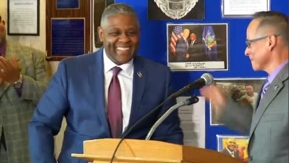 Police Chief Frank Fowler Says Goodbye