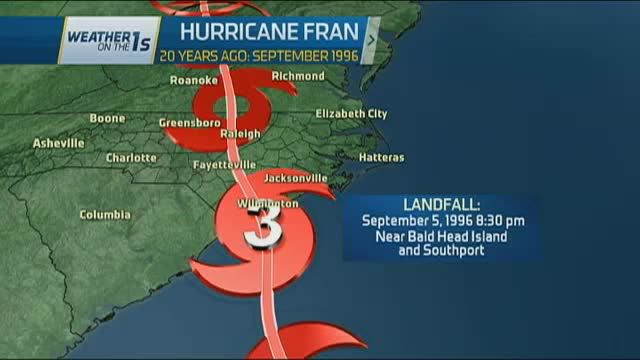 NC Residents Remember Hurricane Fran 20 Years Later