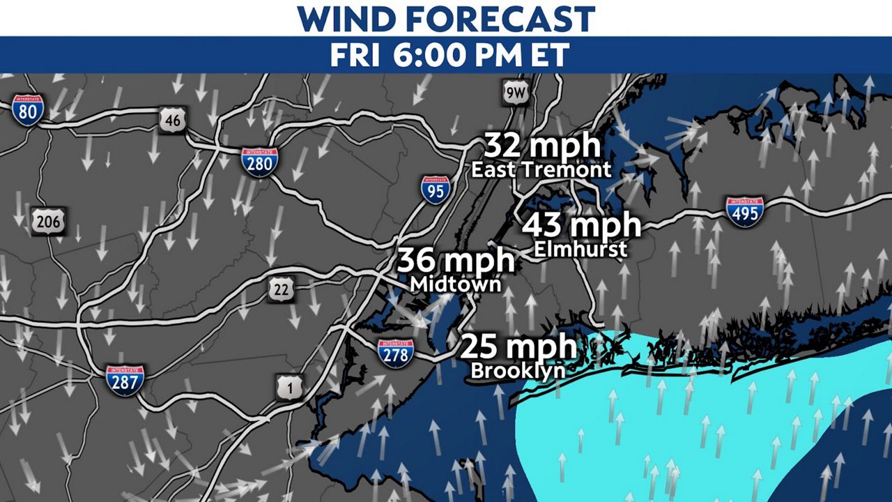 Storms could bring travel trouble and damaging winds