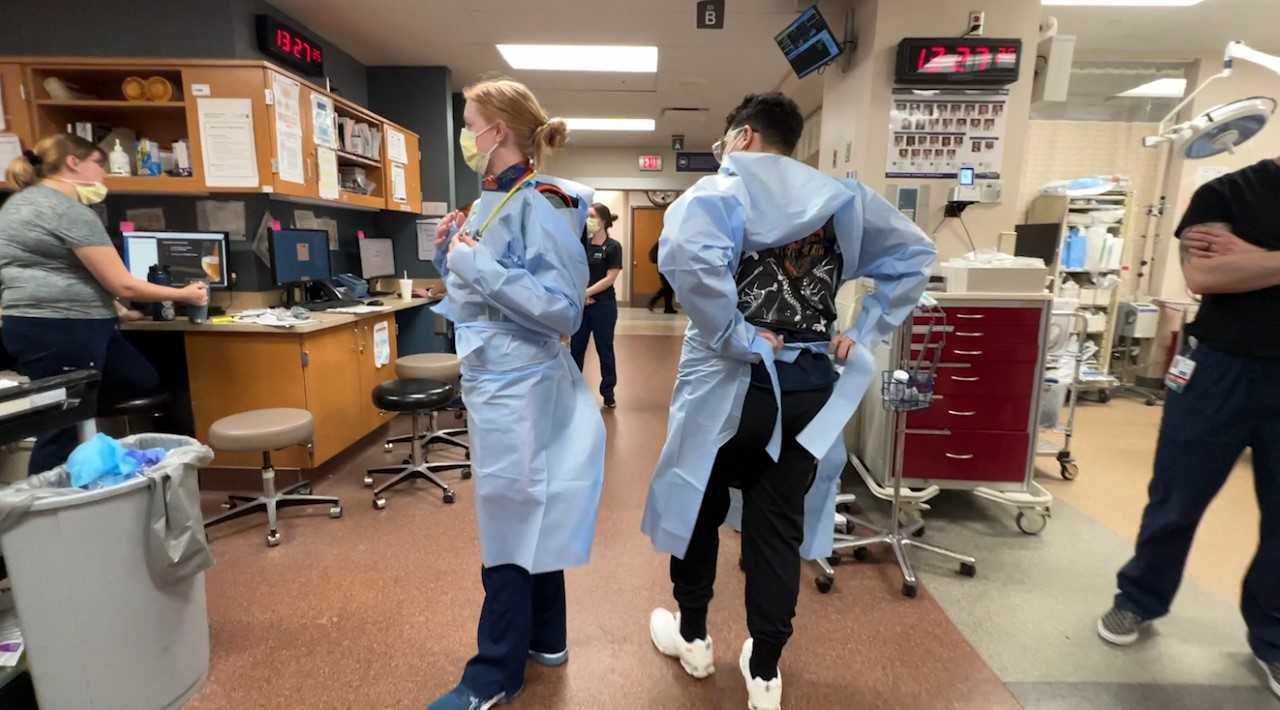 Hospital staff seeing an increase in patients due to crime