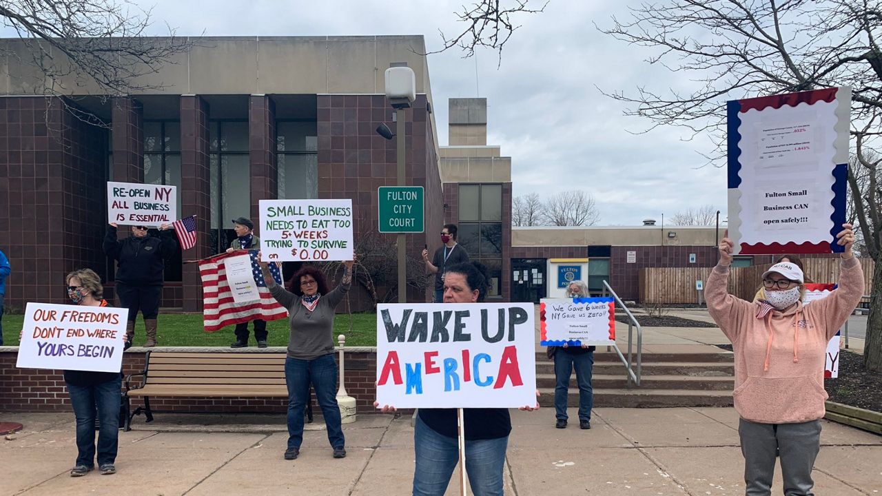 Fulton Small Business Owners Rally to Reopen May 1