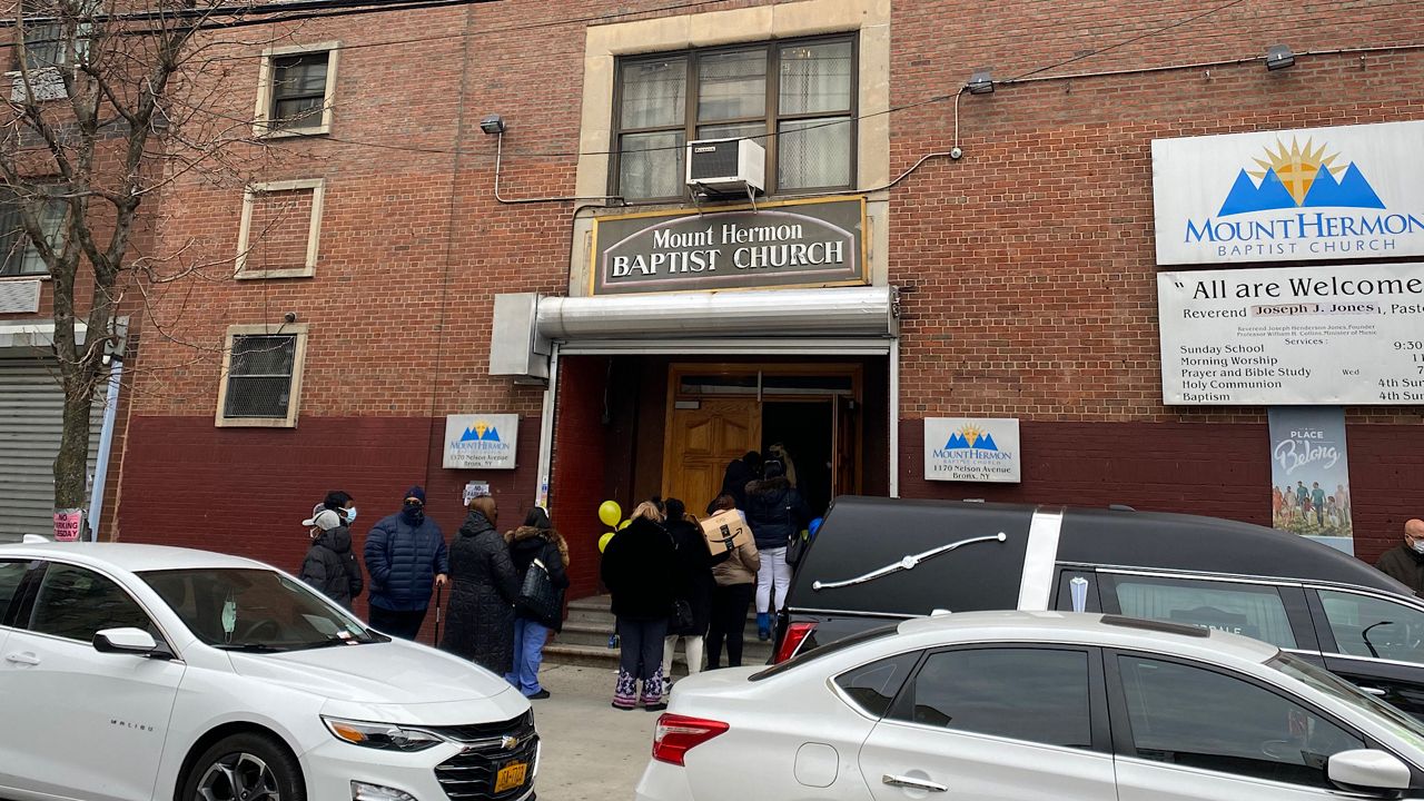 People Gathered for the Funeral of 10-year-old Ayden Wolfe