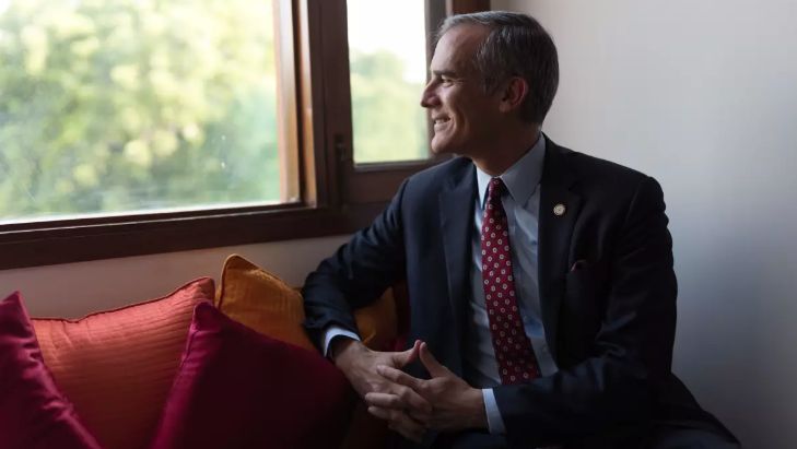 Eric Garcetti's new life in India