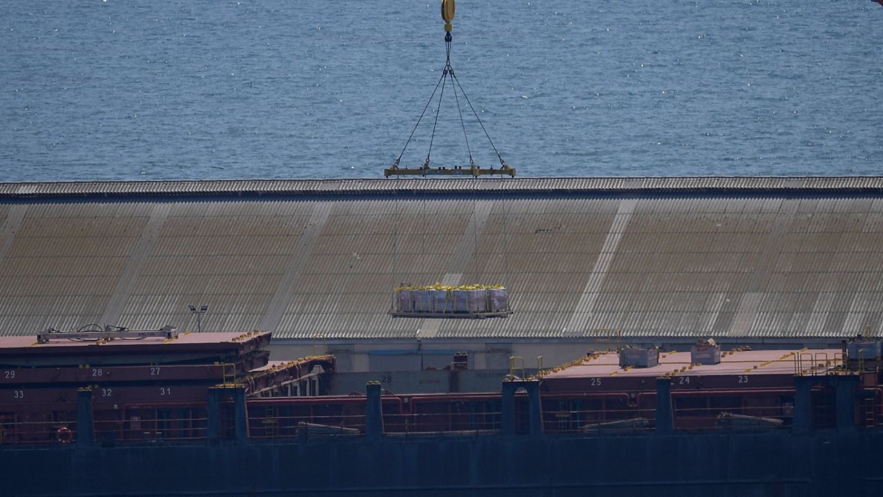 First aid shipment heads to U.S.-built floating pier in Gaza