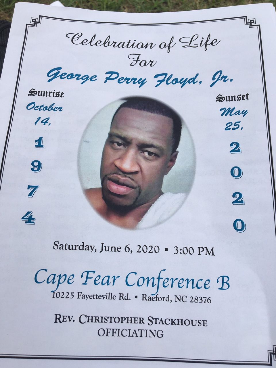 Thousands Attend N.C. Memorial Service For George Floyd