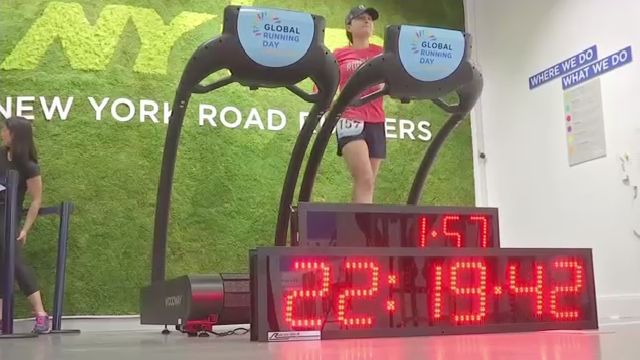 Global Running Day: City Runners Attempt New Treadmill Relay Record