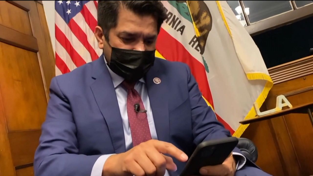 Rep. Gomez Texts With Wife During Capitol Lockdown