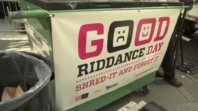 Good Riddance Day allows you to shred it and forget it