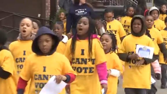 Young Students Encourage Residents to Vote