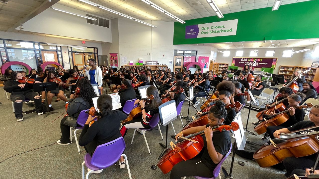 Grace James Academy orchestra prepares for big show