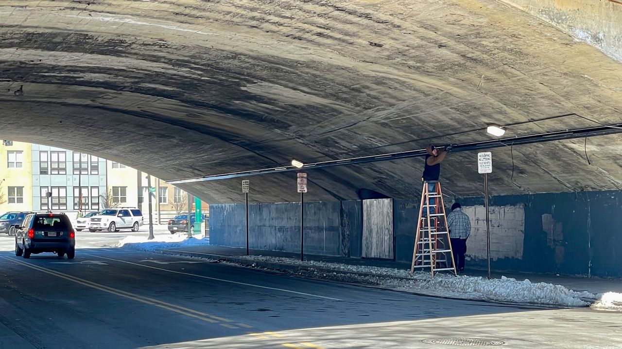 Three bridge underpasses to have 'art' lighting installed