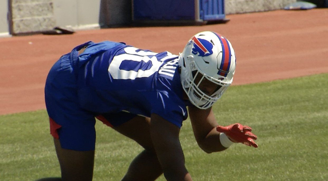 Rousseau, Basham hit the field for Bills rookie minicamp