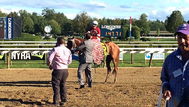 Gun Runner takes the Whitney Stakes