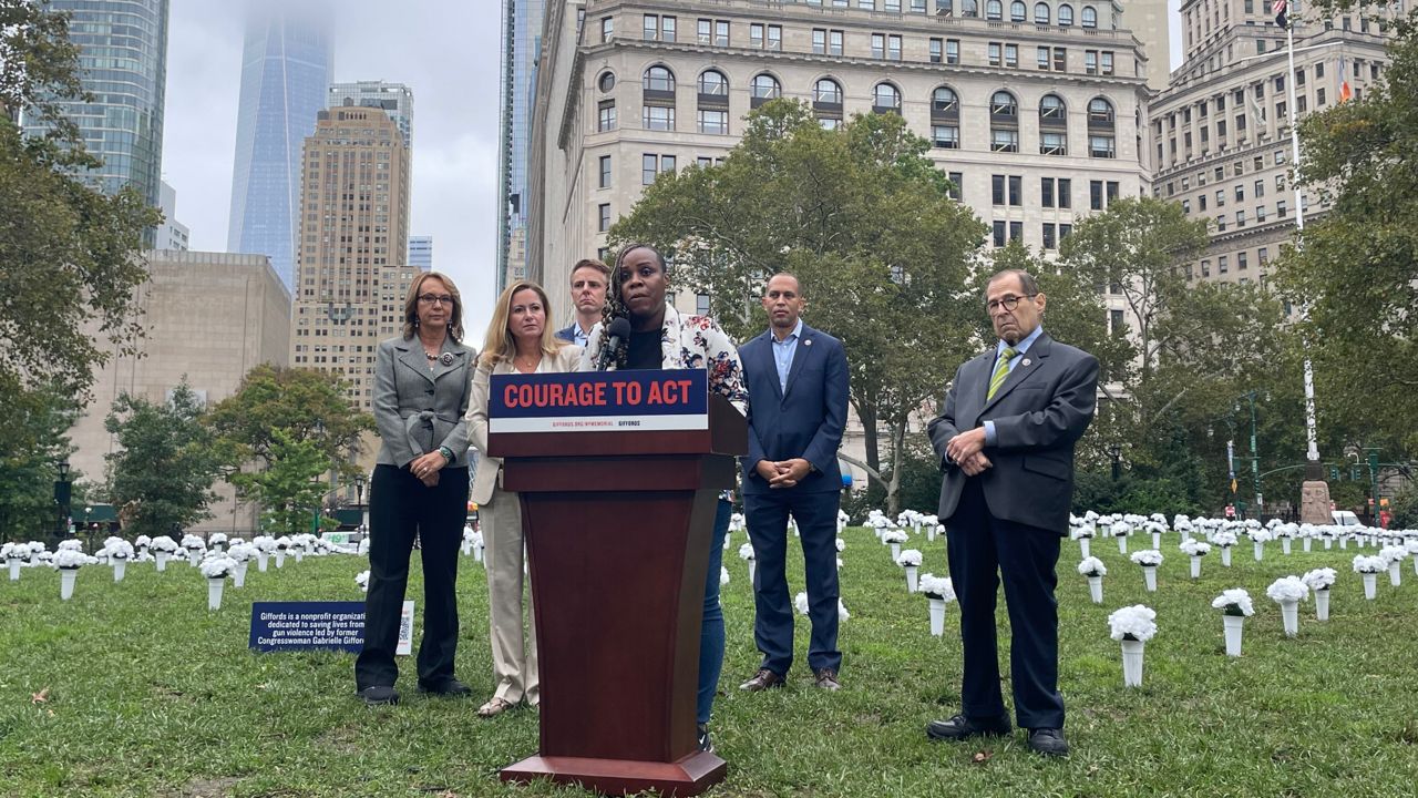 Battery Park memorial pays tribute to gun violence victims