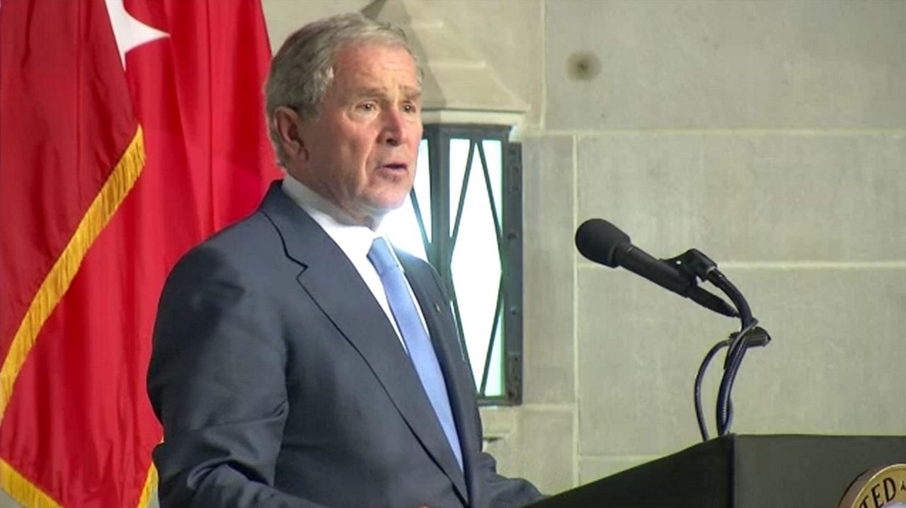 George W. Bush receives West Point's Thayer Award