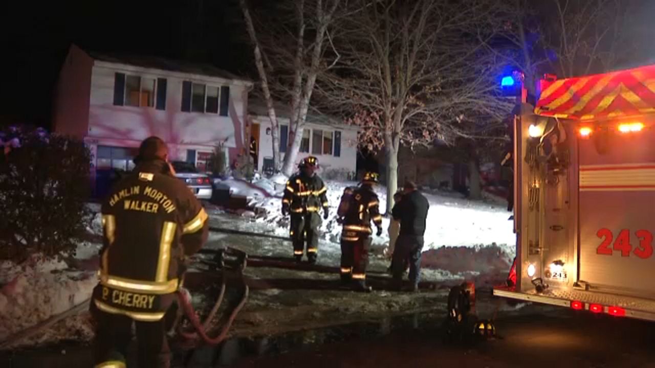 Woman Rescued from House Fire in Hamlin