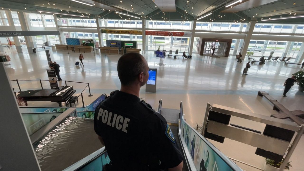Inside operations for Hancock Airport police