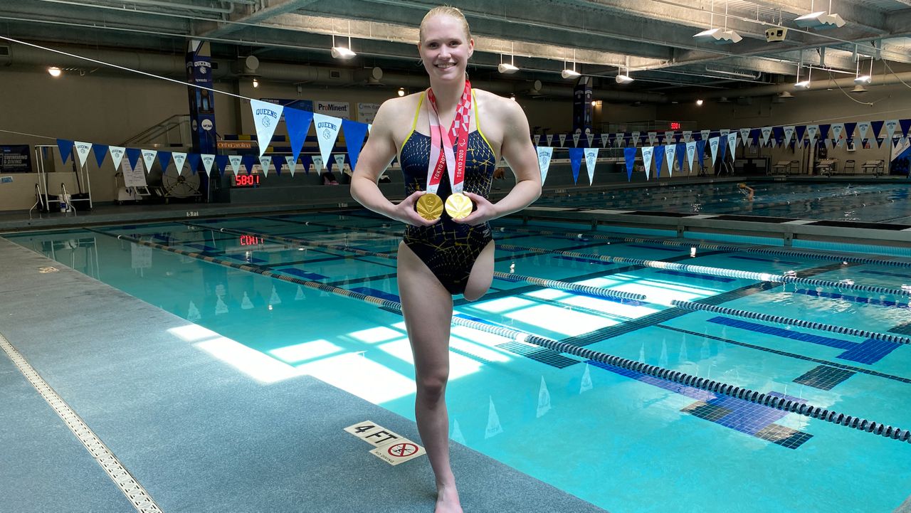 Queens University Paralympic swimmer wins two gold medals